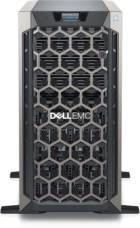 DELL PowerEdge T340 - Servidor (3,3 GHz, E-2124, 8 GB, DDR4-SDRAM, 1000 ...