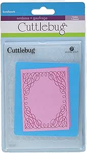 Amazon.com: Cuttlebug A2 Embossing Folder, Scrollwork