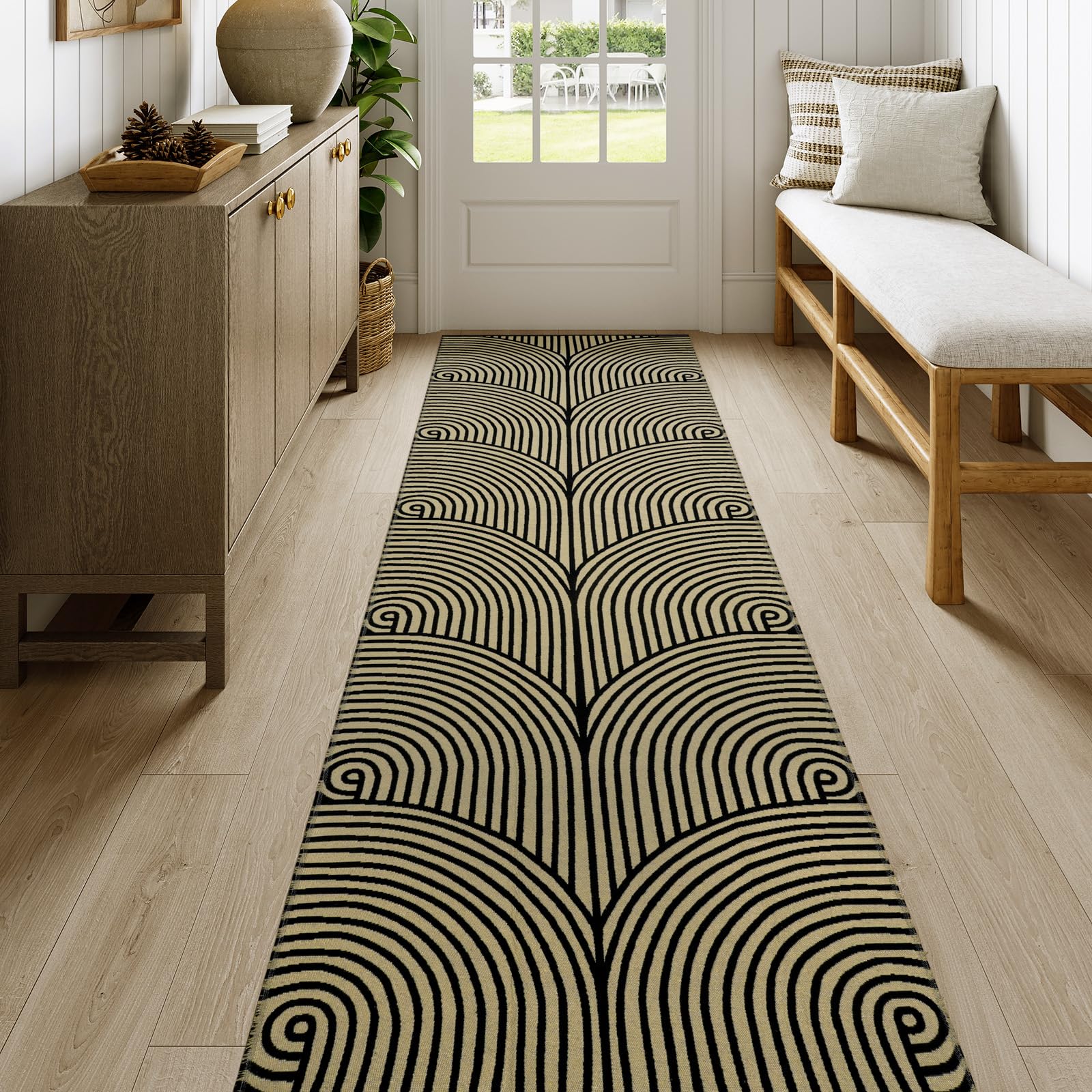 Tiffasea Washable Runners for Hallways 2.6'x8', Kitchen Runner Cotton ...