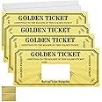 Amazon.com: wootile Golden Ticket Scratch Off Cards with Envelope 3.5x8 ...
