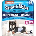 Amazon.com: New! Hartz® Comfitables® Disposable Male Dog Wraps with ...