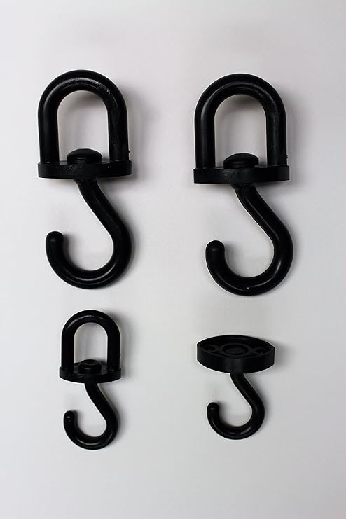 Amazon.com: Hook/Hanger, Swivel, Plastic, 4 pc Assortment: Kitchen & Dining