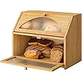 Amazon.com: STDDRE Bread Box for Kitchen Countertop Double Layer Bread ...