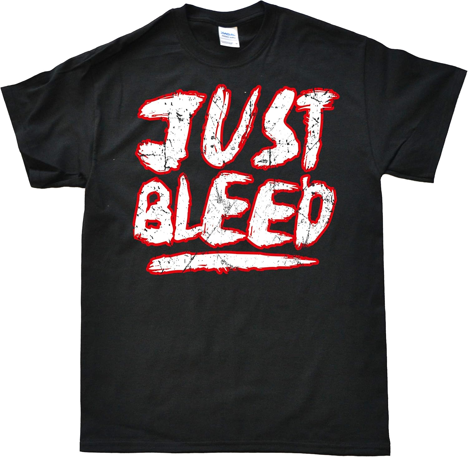 Just Bleed Guy MMA Men's T-Shirt: Amazon.co.uk: Clothing