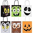 Amazon.com: JOYIN 24 Pcs Halloween Colorful Bags with Handles, Paper ...