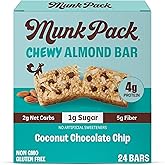 Amazon.com: Munk Pack Keto Snack Bars, Peanut Butter Dark Chocolate ...