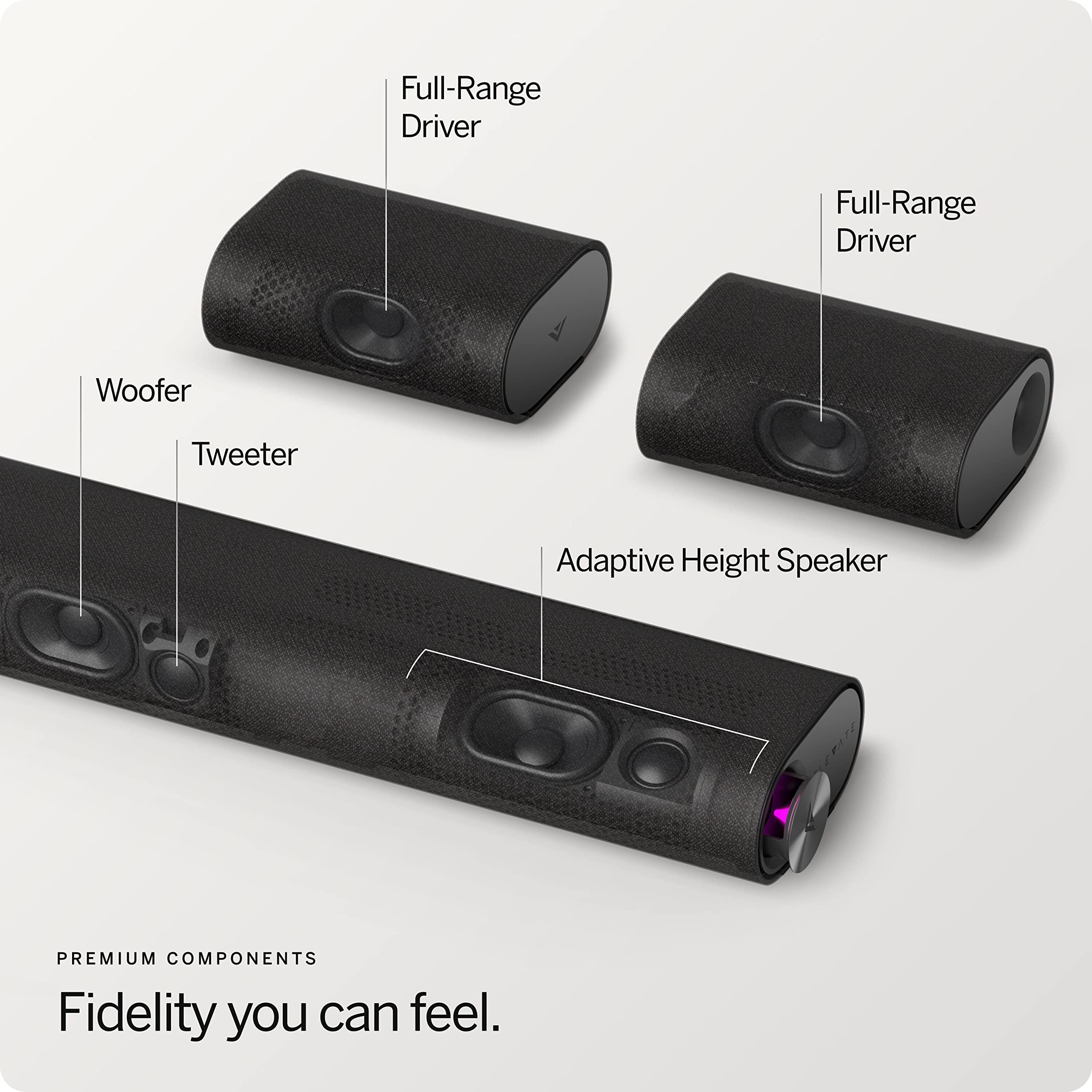 Mua VIZIO 5.1.2 Elevate Sound Bar with Dolby Atmos, 13 Speakers, Wireless Subwoofer, Alexa ...