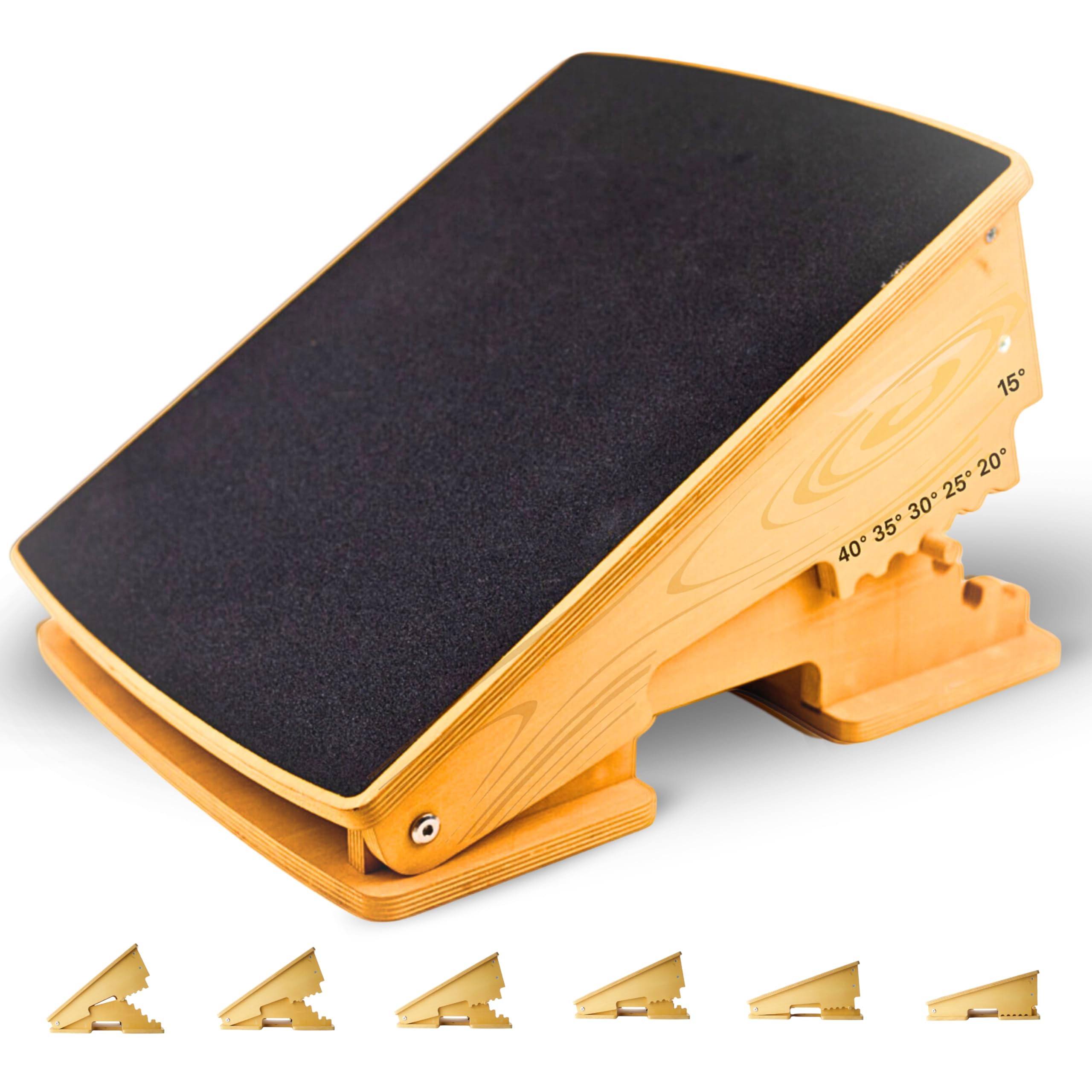 STUHOO Slant Board for Calf Stretching - Adjustable Slant Board for ...