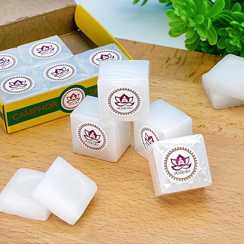 Alikiki Pure Camphor Tablets Blocks –5 OZ Refined Camphor Cube for ...