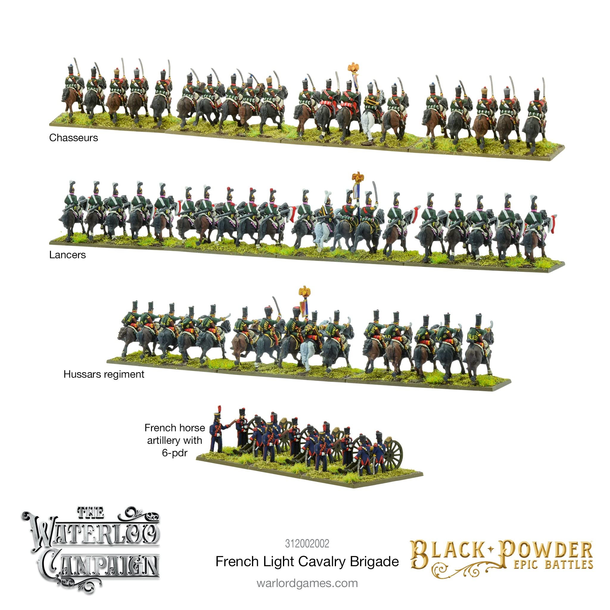 Mua Warlord Black Powder Epic Battles Waterloo: French Light Cavalry ...