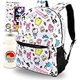Amazon.com | Sanrio Backpack Featuring My Melody, Badtz-Maru, Tuxedo ...