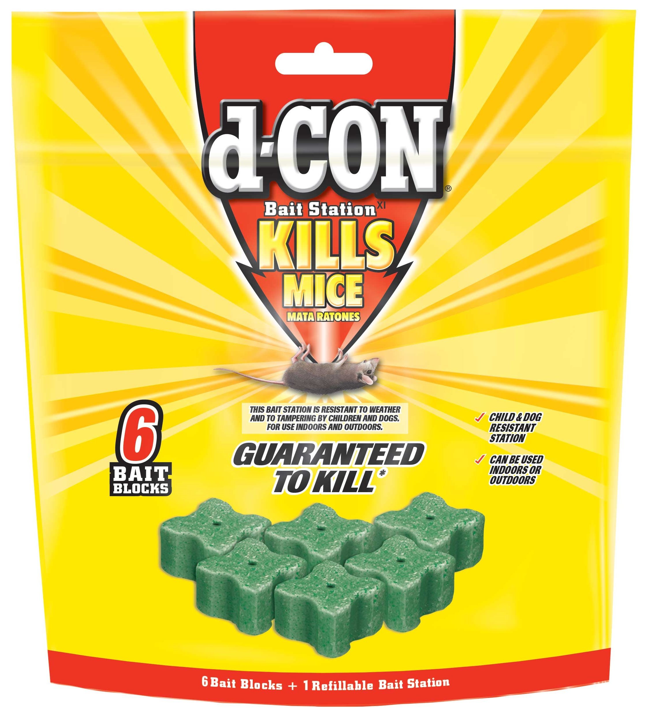 Amazon.com: d-CON Disposable Corner Fit Mouse Poison Bait Station, 3 ...