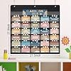 Ragnhild 96 Pieces Boho Rainbow Classroom Jobs Pocket Chart Set Class ...