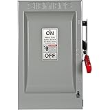 Siemens HF362 60-Amp 3 Pole 600-volt 3 Wire Fused Heavy Duty Safety ...