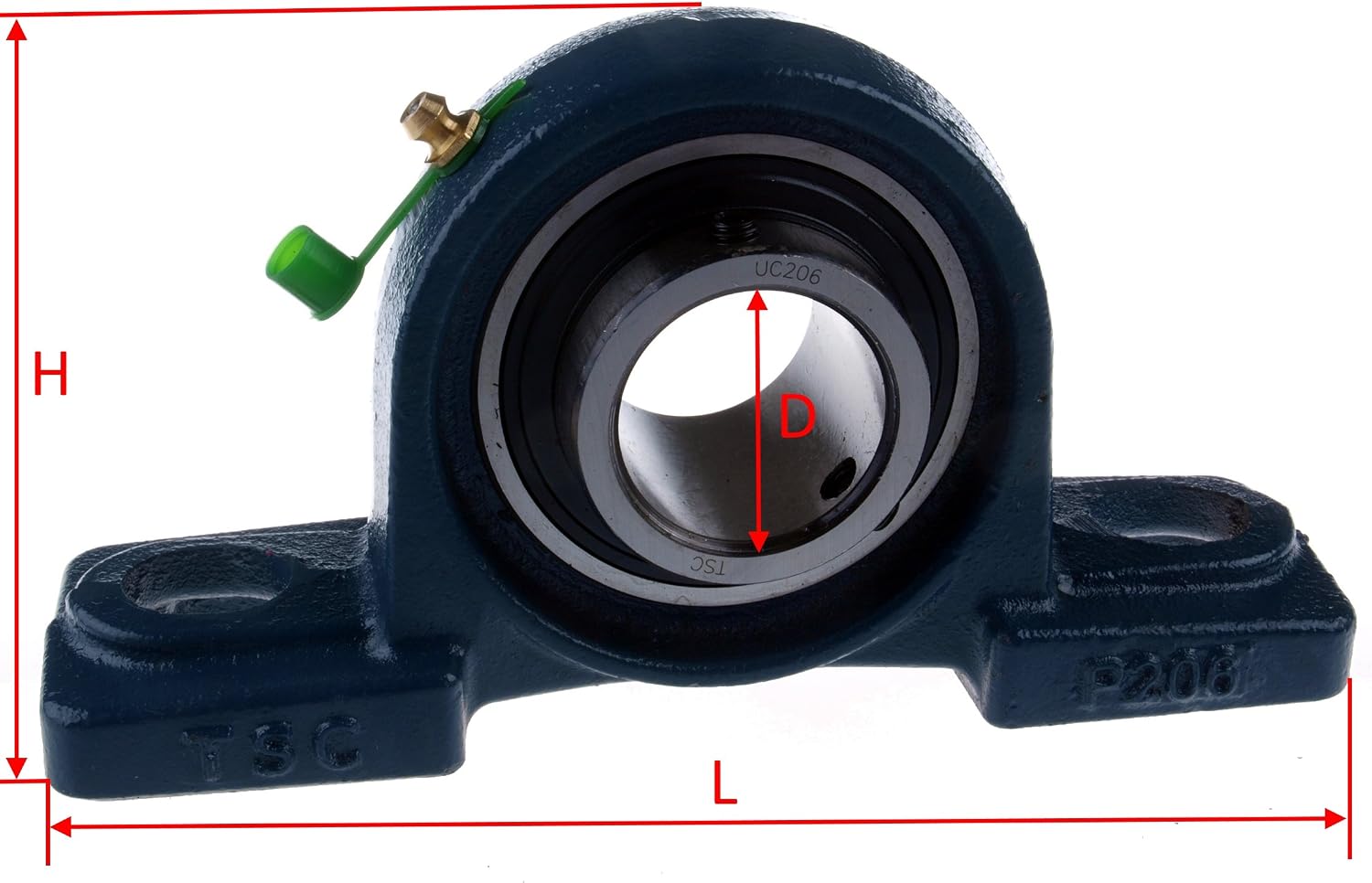 WAMO Stehlager UCP 206 Wellen Ø 30mm UCP206 2 Loch Stehlager: Amazon.de ...
