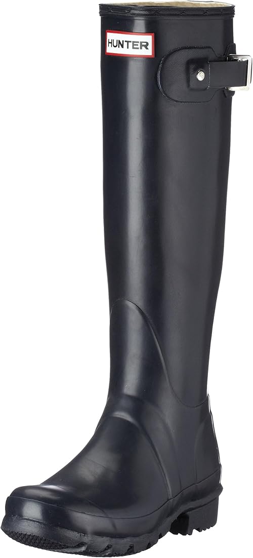 Hunter Women's Original Tall Wellington Boots, Blue, 7 UK: Amazon.co.uk ...