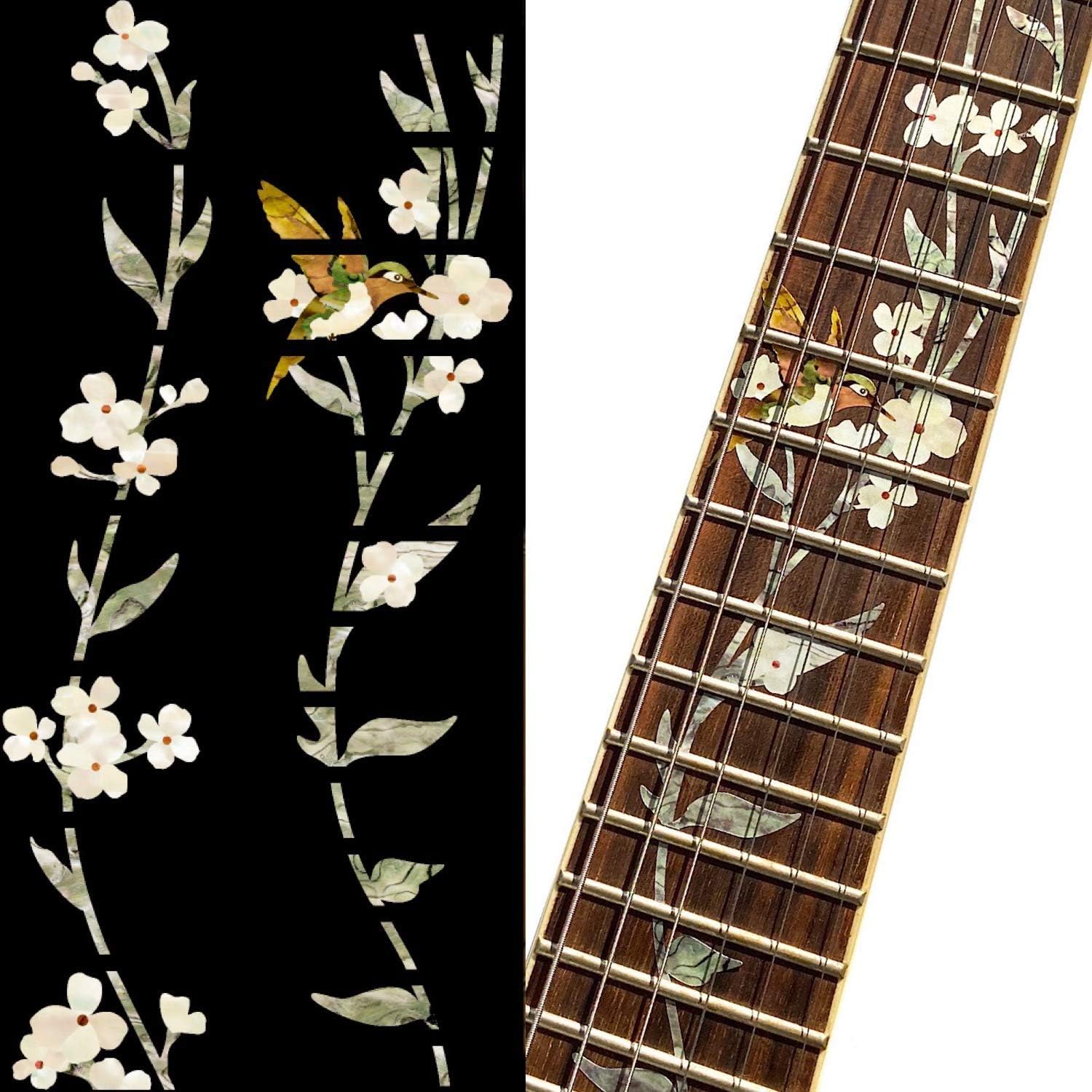 Fretboard Markers Inlay Stickers Decals for Guitar - Tree Of Life w ...
