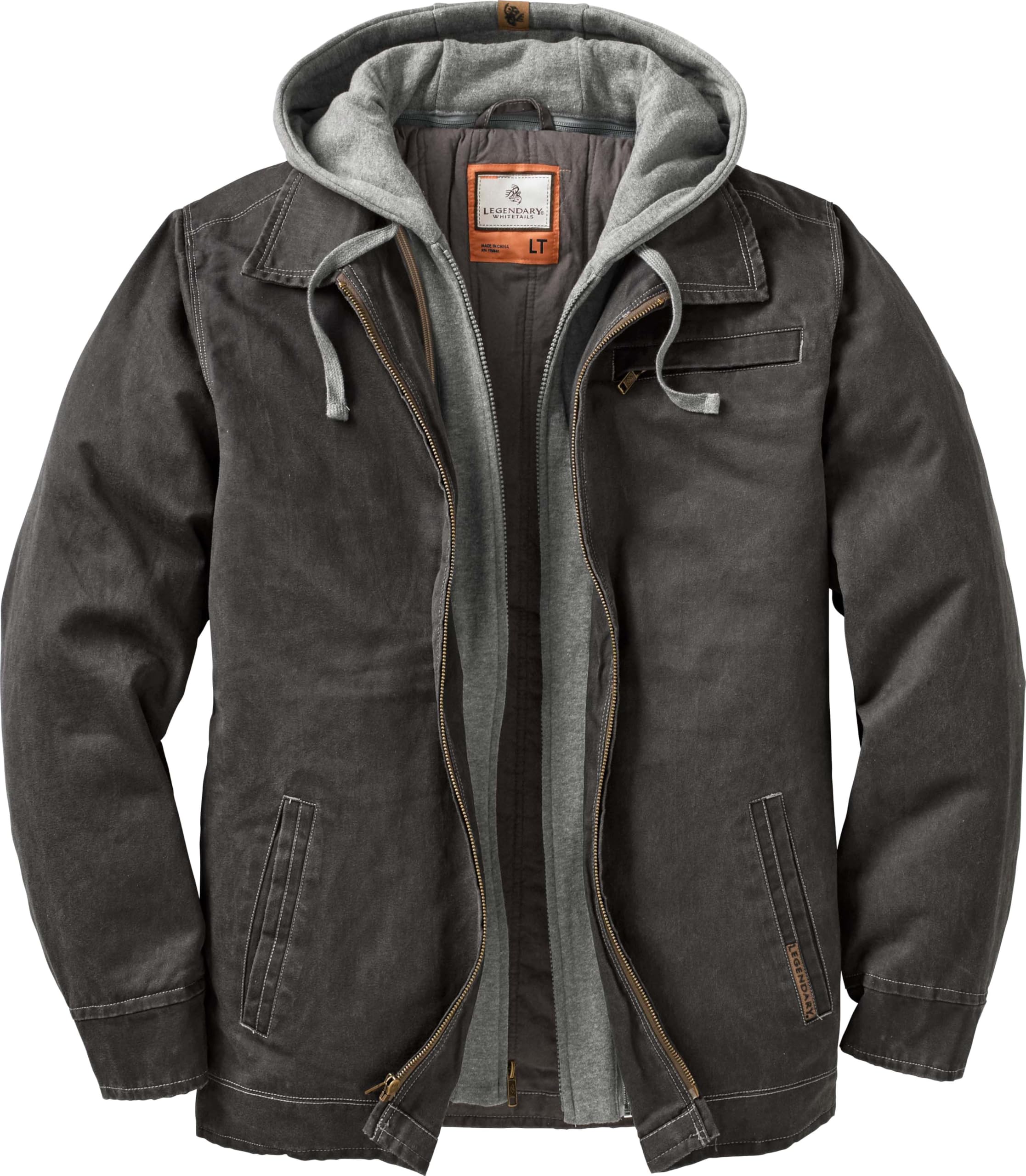 Legendary Whitetails Men's Dakota Jacket Full Zip Up Waxed Cotton ...