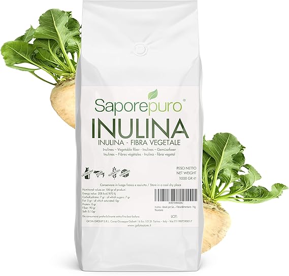 Inuline poeder - 1 kg - prebiotische vezel - van chicory: Amazon.nl