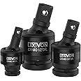 Amazon.com: LEXIVON Premium Impact Universal Joint Socket Swivel Set ...