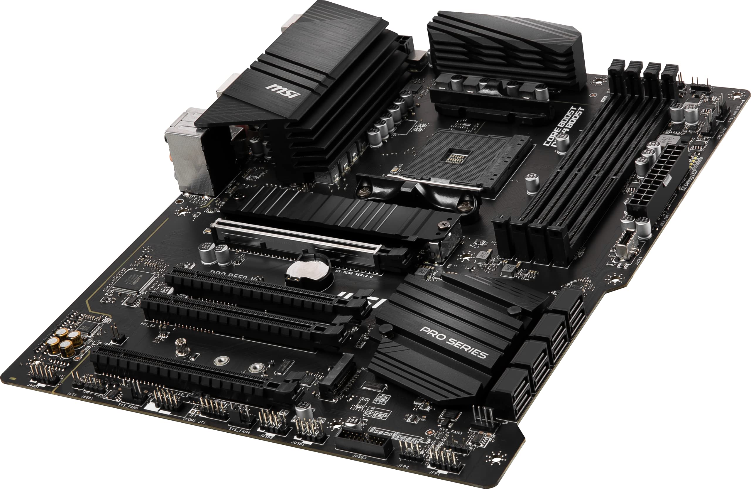 MSI PRO B550-VC ProSeries Motherboard (AMD AM4, DDR4, PCIe 4.0, SATA ...