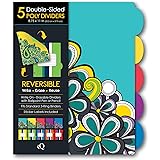 Amazon.com : Wilson Jones WorkStyle Erasable-Tab Index Dividers, 5-Tab ...