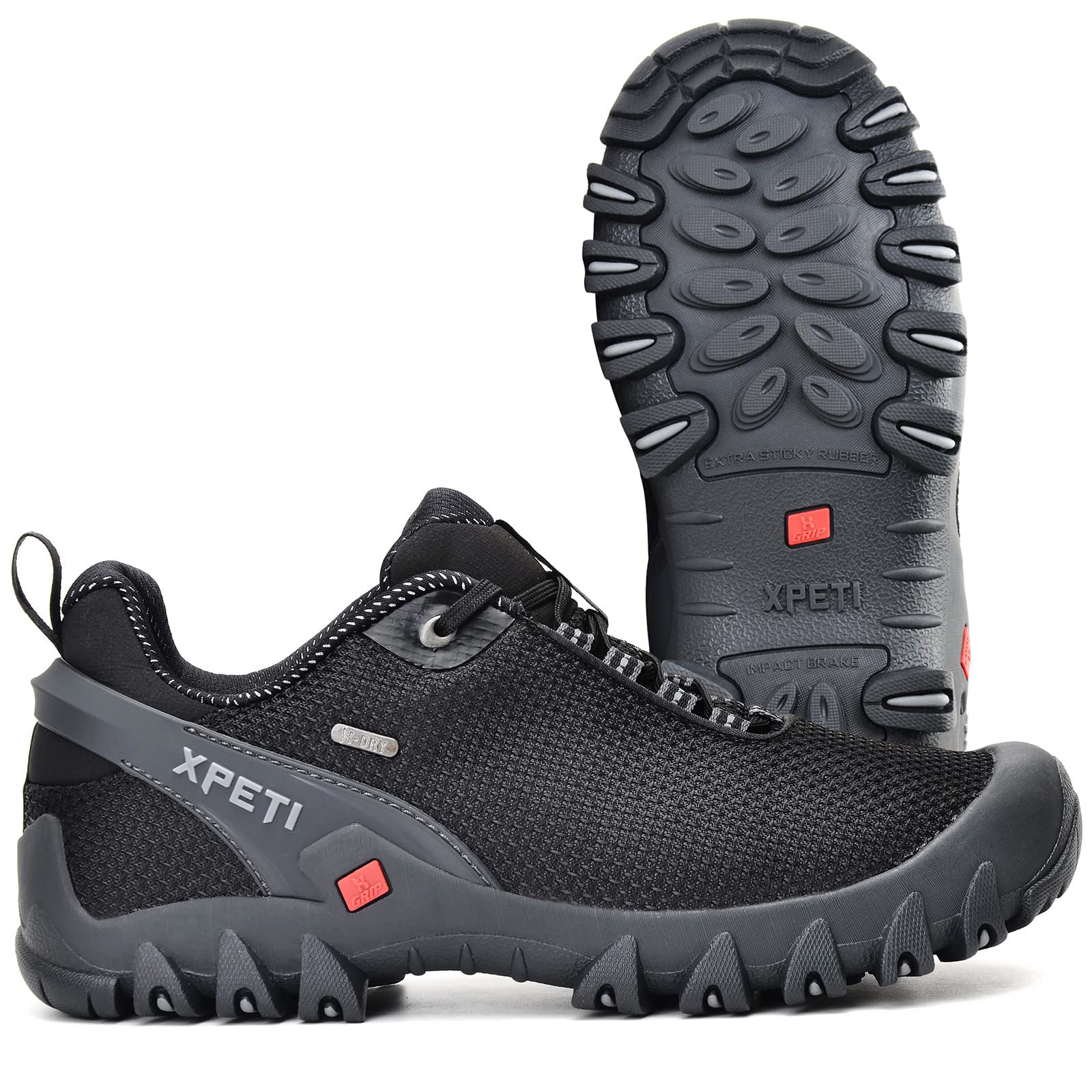 XPETI Men’s Terra Low Hiking Shoes (Black) for sale | Katy, TX | Nellis ...