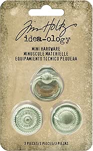 Amazon.com: Mini Hardware by Tim Holtz Idea-ology, Antique Nickel ...