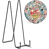 Amazon.com: TR-LIFE 16 Inch Heavy Duty Plate Stand (2 Pack) - Metal ...
