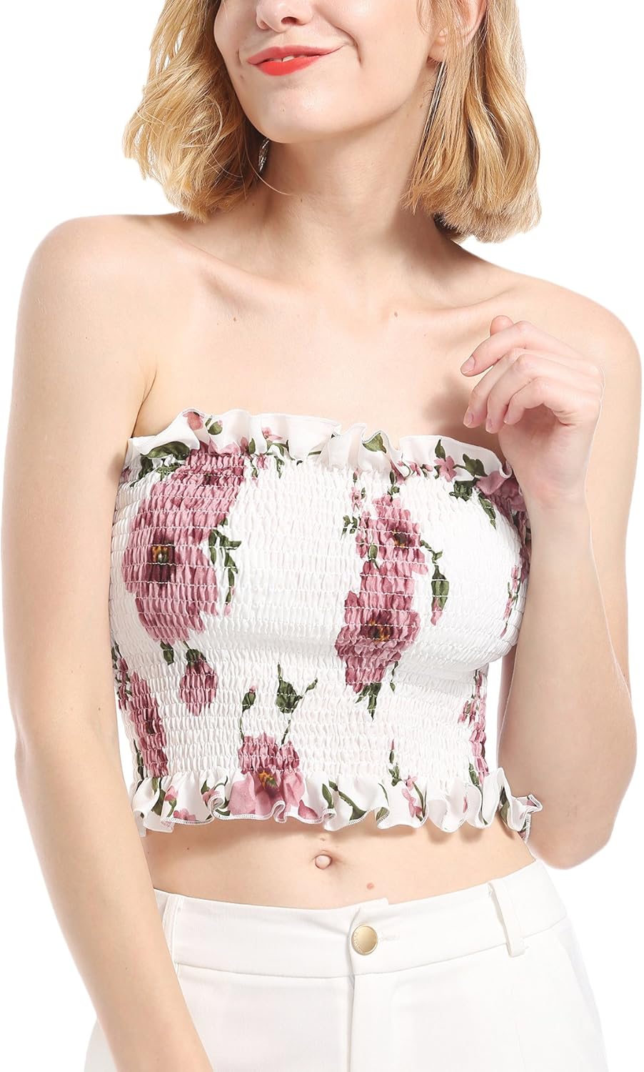 Crop Top Mujer Elegante Verano Tumblr Tirantes Simple Estilo Sin ...