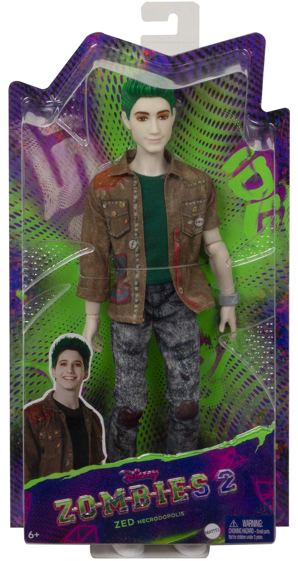 Mua Mattel Disney Zombies 2 Toys, Zed Necrodopolis Zombie Fashion Doll ...