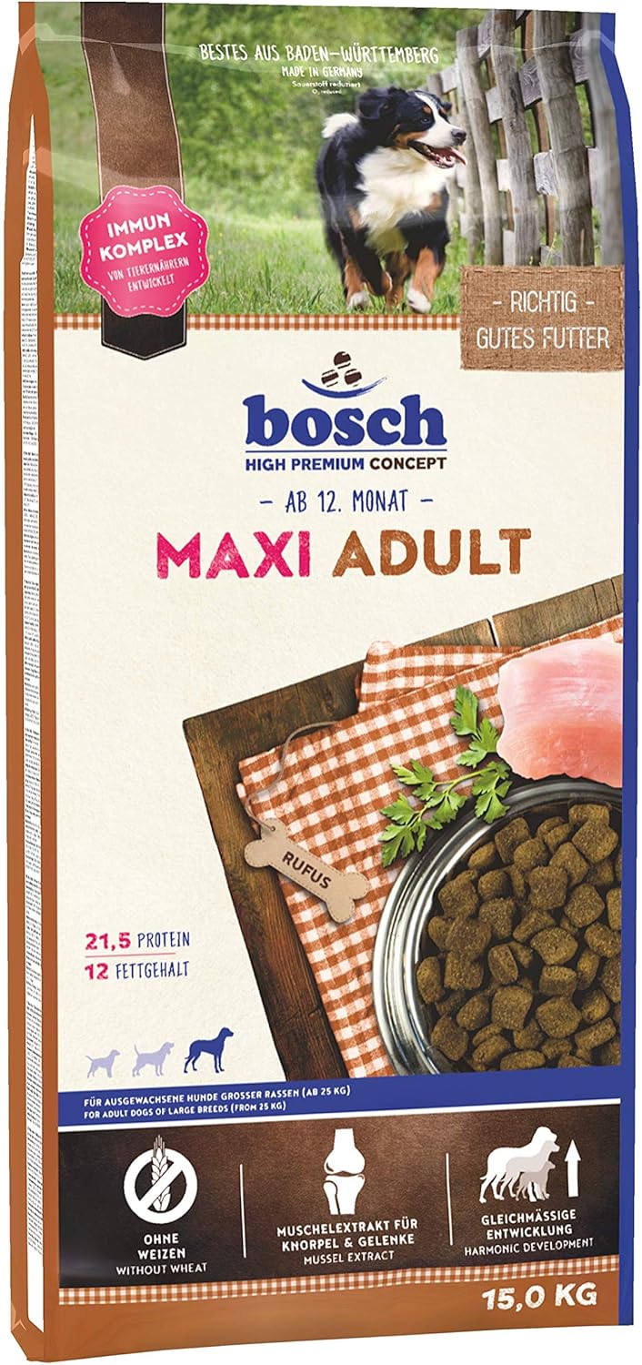 bosch Pet Food HPC Maxi Adult Dry dog food for adult dogs of big breeds ...
