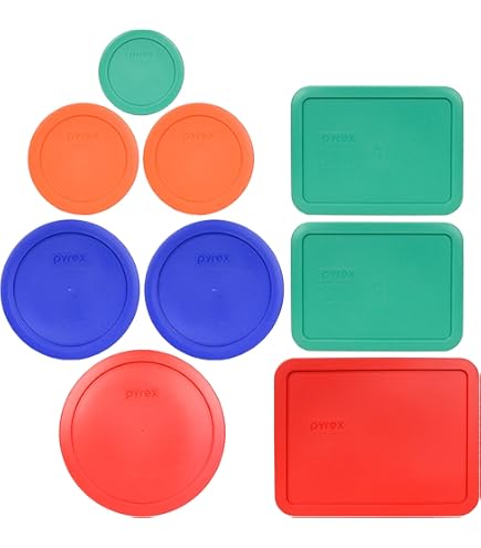 Plastic Covers For Pyrex 7202-PC Replacement Lid For Pyrex 4" Storage ...