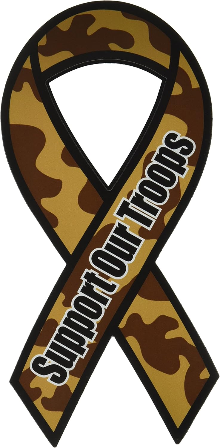 Support Our Troops-Camo Ribbon Magnet: Amazon.ca: Patio, Lawn & Garden