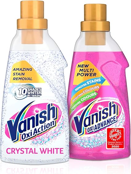 Vanish Gold Oxi Action Stain Remover for Clothes, Gel Bundle, 2x 1.4 ...
