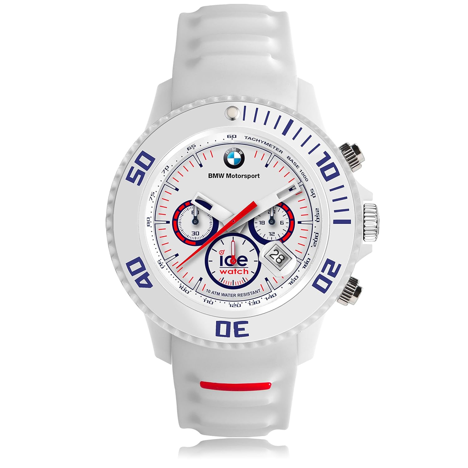 Ice-Watch - BMW Motorsport (sili) White - Men's wristwatch with silicon ...