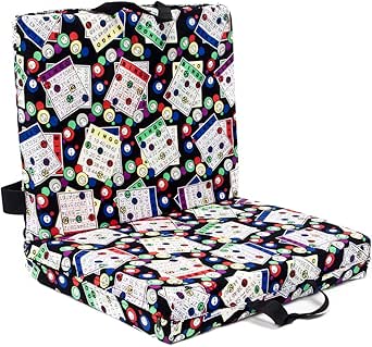 Amazon.com : Deluxe Double Bingo Card Seat Cushion : Bingo Equipment ...