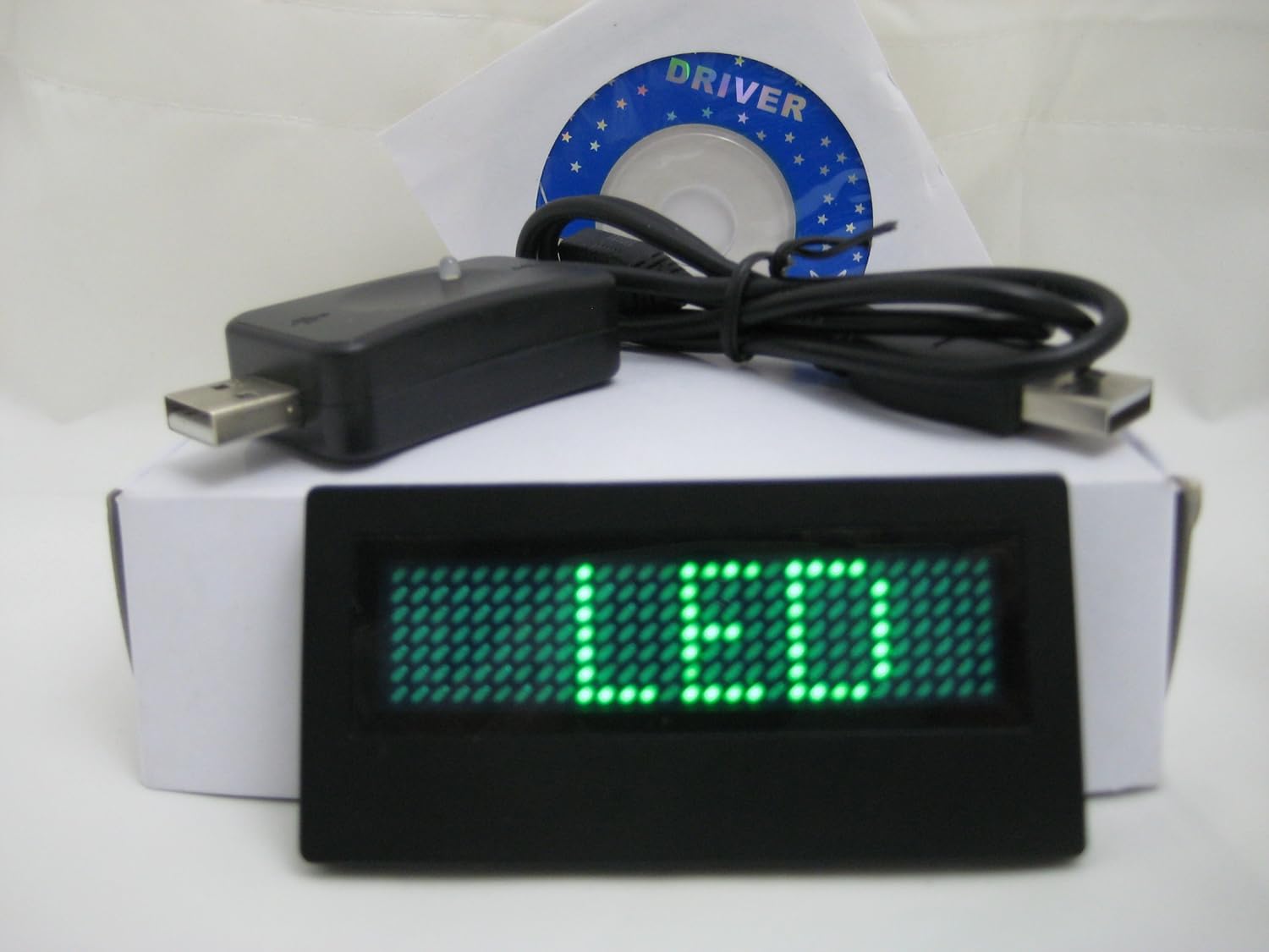 LED Name Tag / ID Badge - Digital Programmable w/ Scrolling Message ...