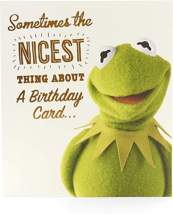 Disney Muppets Funny Birthday Card - Kermit The Frog: Amazon.ca: Office ...