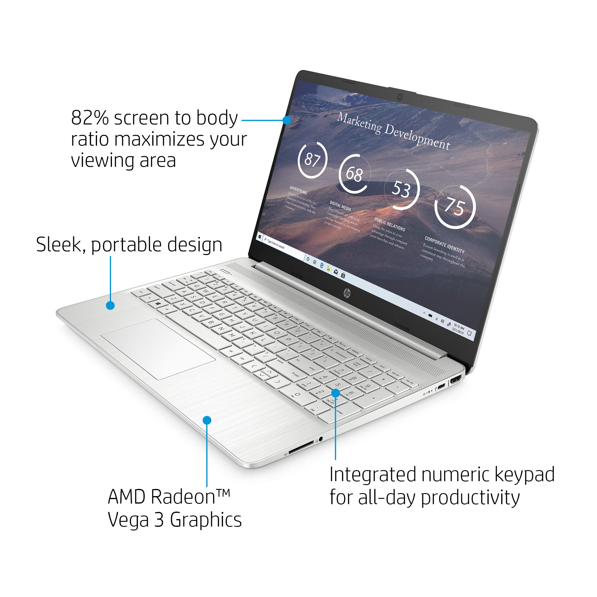 Mua 15.6-inch HD Laptop, AMD Ryzen 3 3200U Processor, 8 GB RAM, 256 GB ...