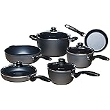 Amazon.com: Swiss Diamond 10 Piece Nonstick Cookware Set - Diamond ...