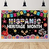 Amazon.com: Hispanic Heritage Month Decorations Latin American Banner ...