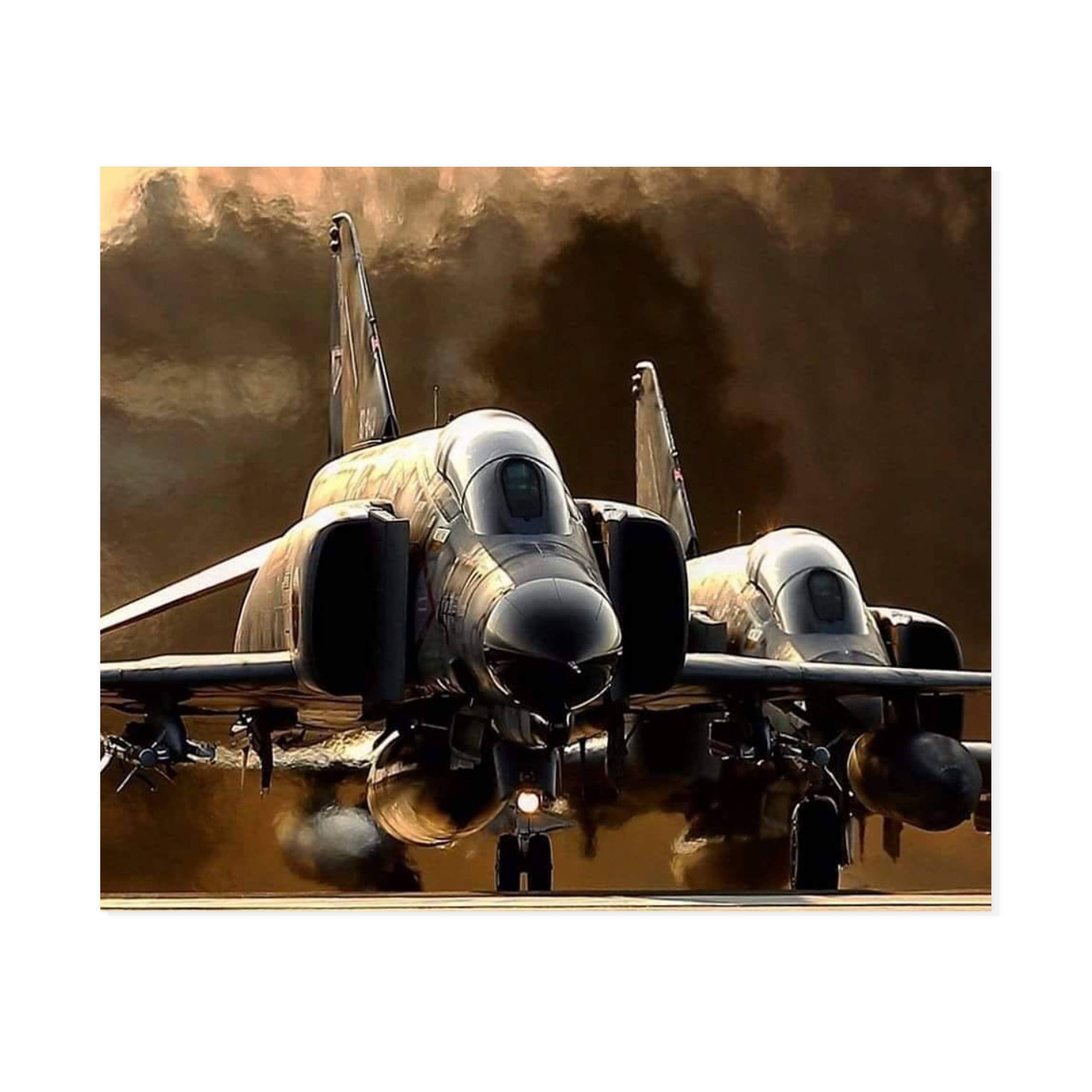 United States Air Force F4 Phantom Ii Military Wall Art | Desertcart ...