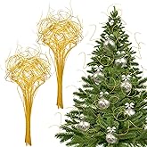 Amazon.com: Retrowavy 50 Pcs Christmas Curly Ting Branches 1.97 Ft Vase ...