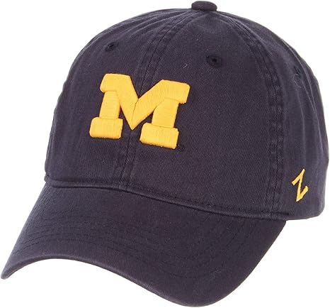 Campus Hats University of Michigan Wolverines 'M' Relaxed Unstructured ...