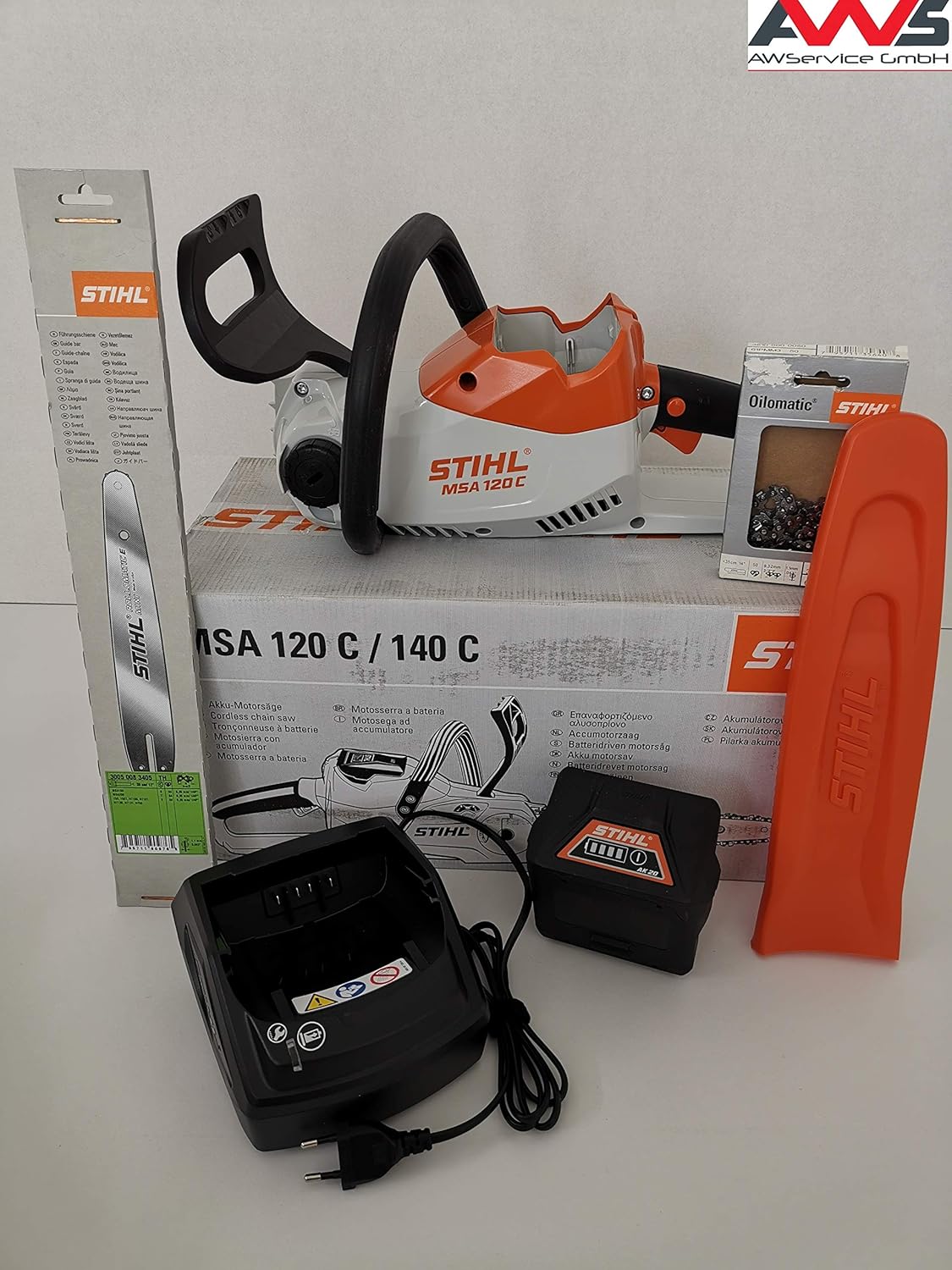 Utensili elettrici da giardino Motosega MSA 120C-BQ con batteria AK20 e ...