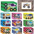 Amazon.com: 40Pcs Monster Truck Make Your Own Stickerswith 10 Designs ...