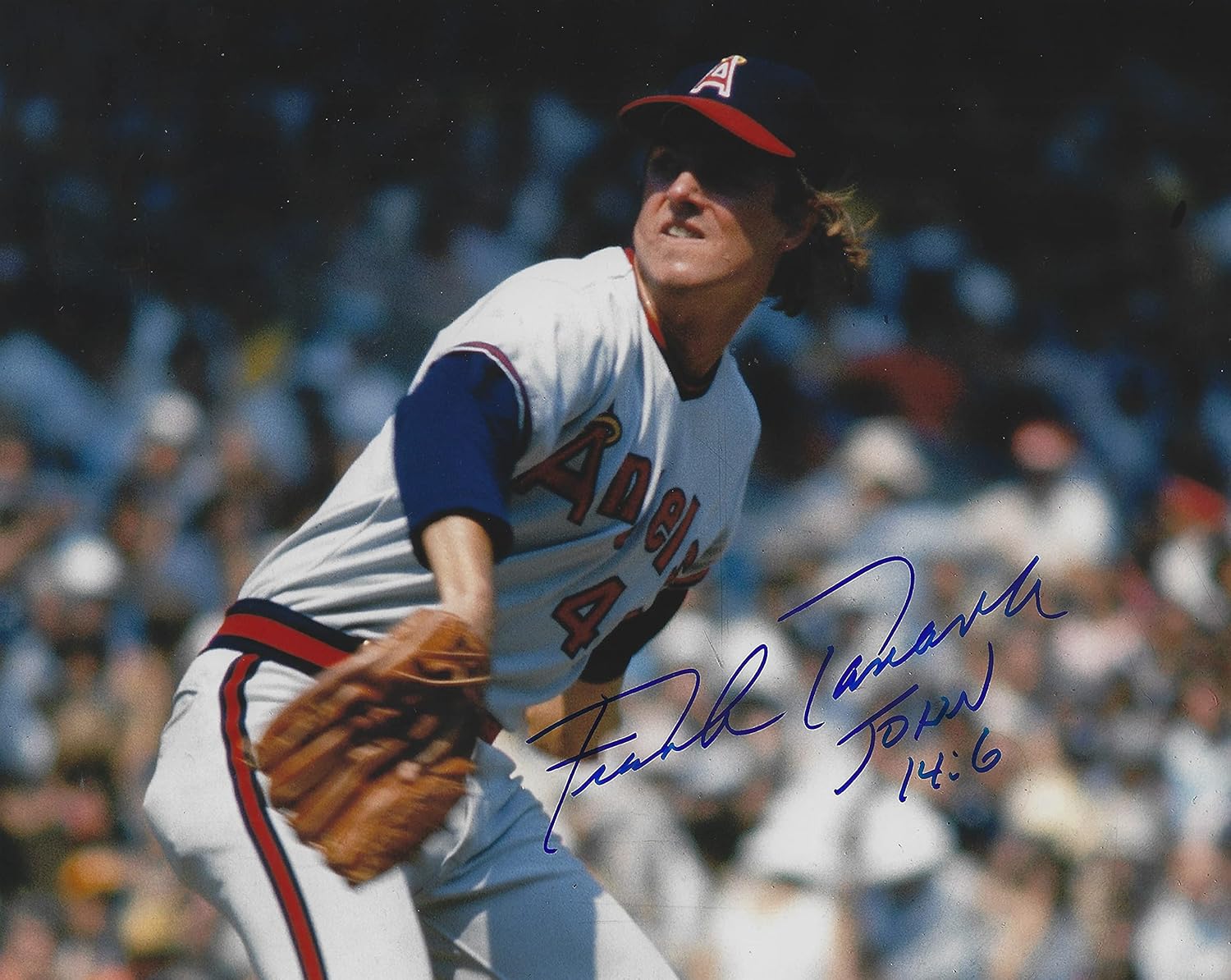 Autographed Frank Tanana 8x10 California Angels Photo at Amazon's ...