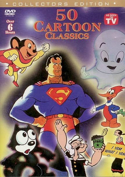 Amazon.com: 50 CLASSIC CARTOONS-Over 6 Hours on DVD Video: Movies & TV