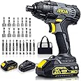 RIDA Impact Driver, 1600In-lbs 20V Impact Drill, 2000mAh Lithium-ion ...